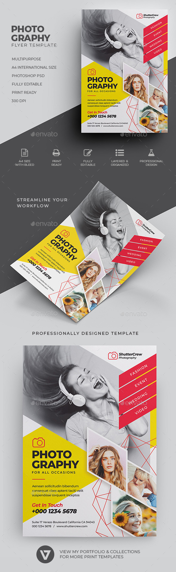 Visual Flyer Graphics, Designs & Templates from GraphicRiver