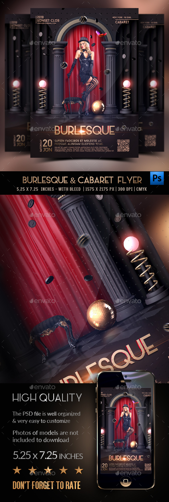 Burlesque Graphics, Designs & Templates from GraphicRiver