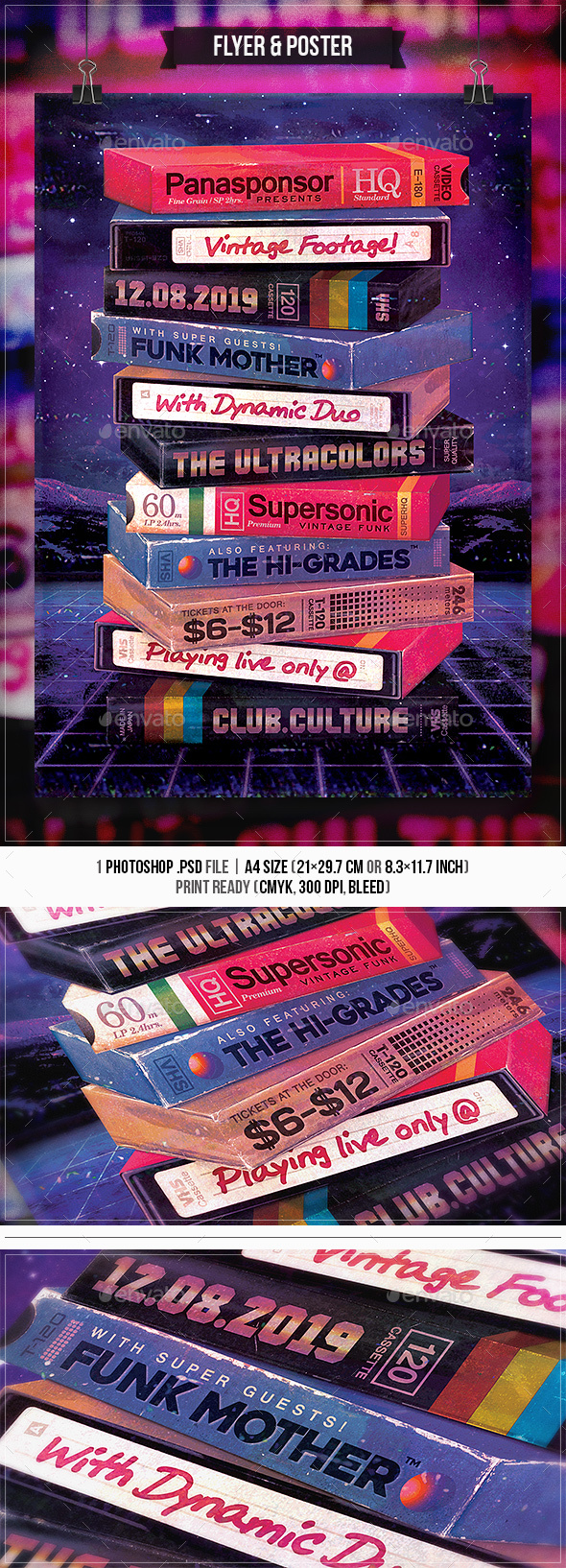Vhs 80S Graphics, Designs & Templates from GraphicRiver