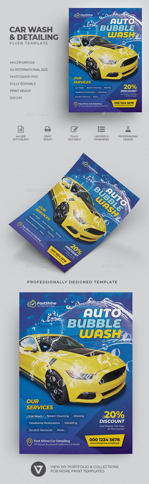 Wash Graphics, Designs & Templates | GraphicRiver