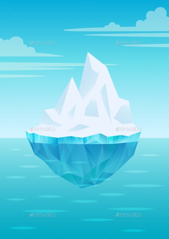 Iceberg Cartoon Graphics, Designs & Templates from GraphicRiver