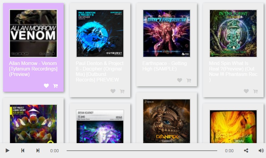 Audio Player with Playlist