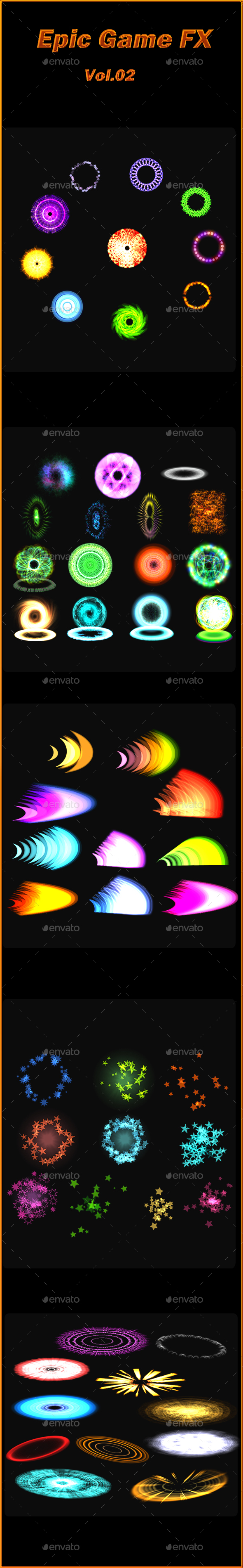 Game Sprites & Sheet Templates from GraphicRiver