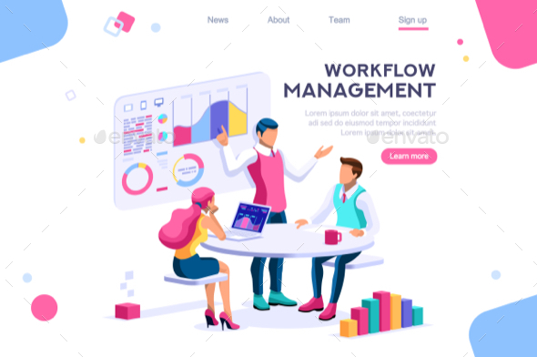 Workflow Graphics, Designs & Templates | GraphicRiver