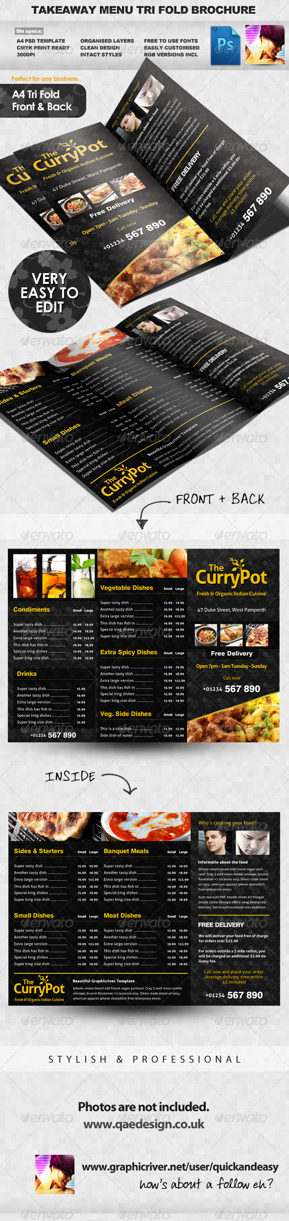 Takeaway Graphics, Designs & Templates | GraphicRiver