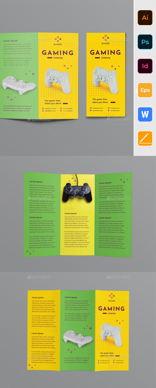 Game Brochure Templates | GraphicRiver