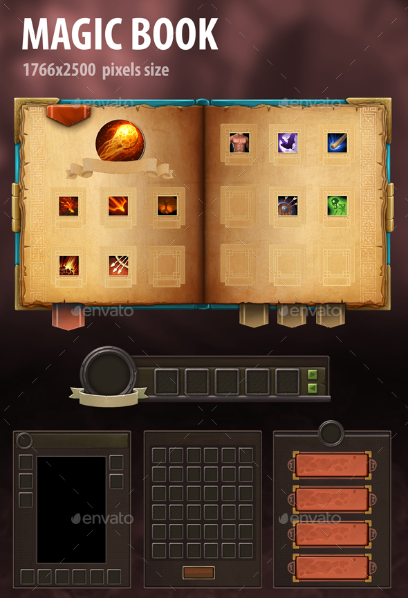 Fantasy Game User UI Templates from GraphicRiver