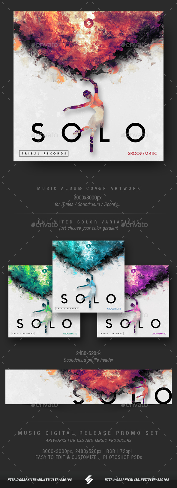 Soloing Graphics, Designs & Templates | GraphicRiver