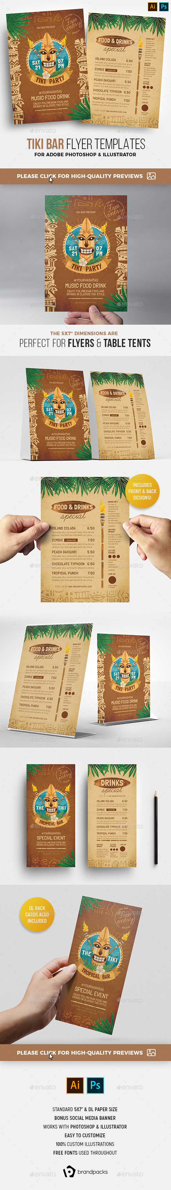 Polynesian Flyer Templates | GraphicRiver