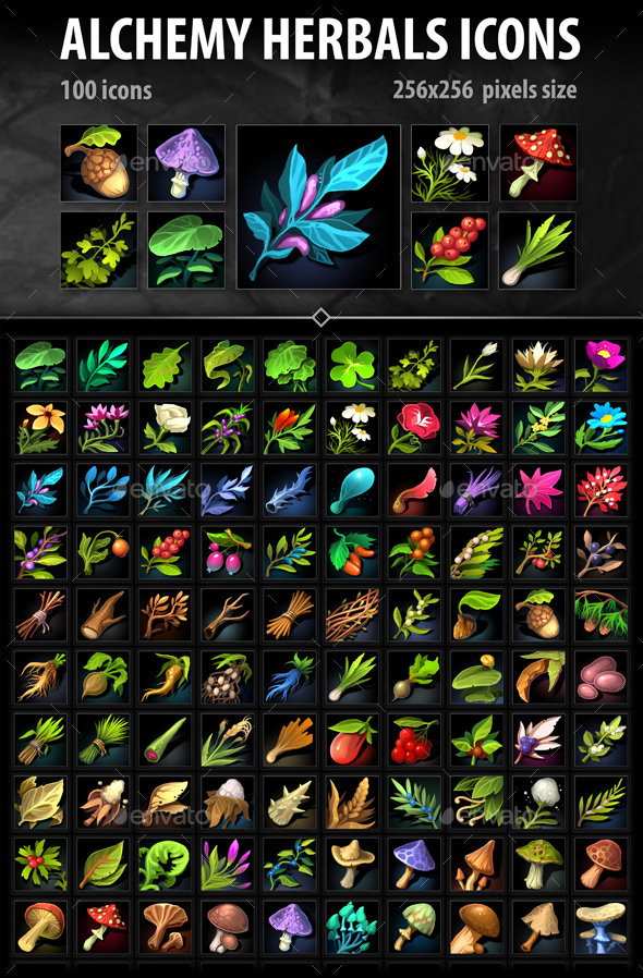 Grass 2D Game Assets from GraphicRiver