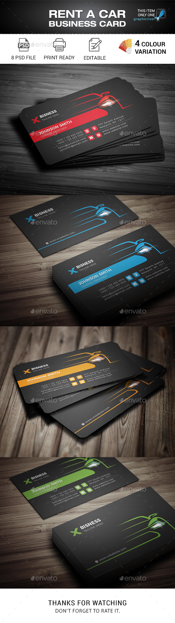 2024's Best Selling Business Card Templates & Designs
