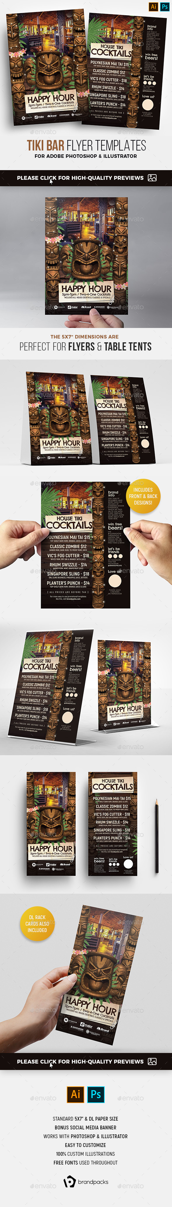 Polynesian Flyer Templates | GraphicRiver