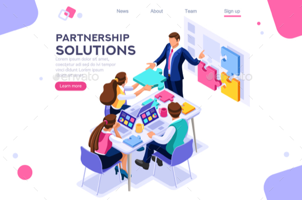 Partnership Graphics, Designs & Templates | GraphicRiver