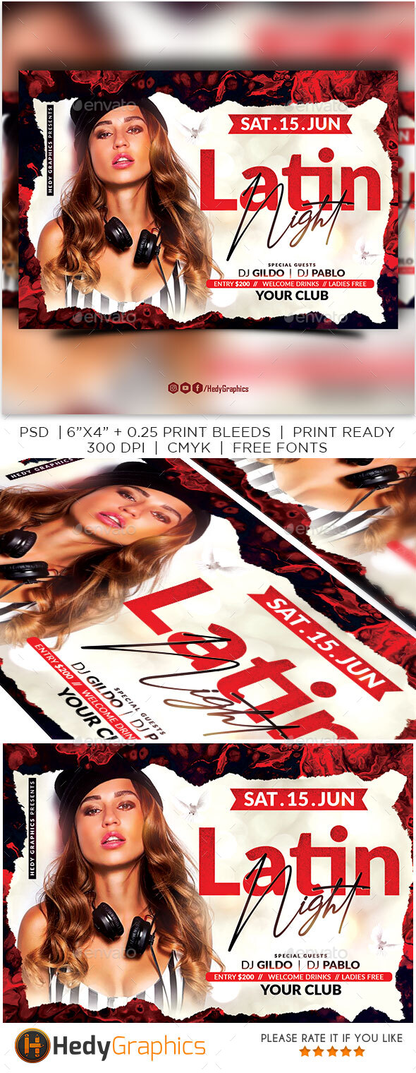 Latin Graphics, Designs & Templates | GraphicRiver