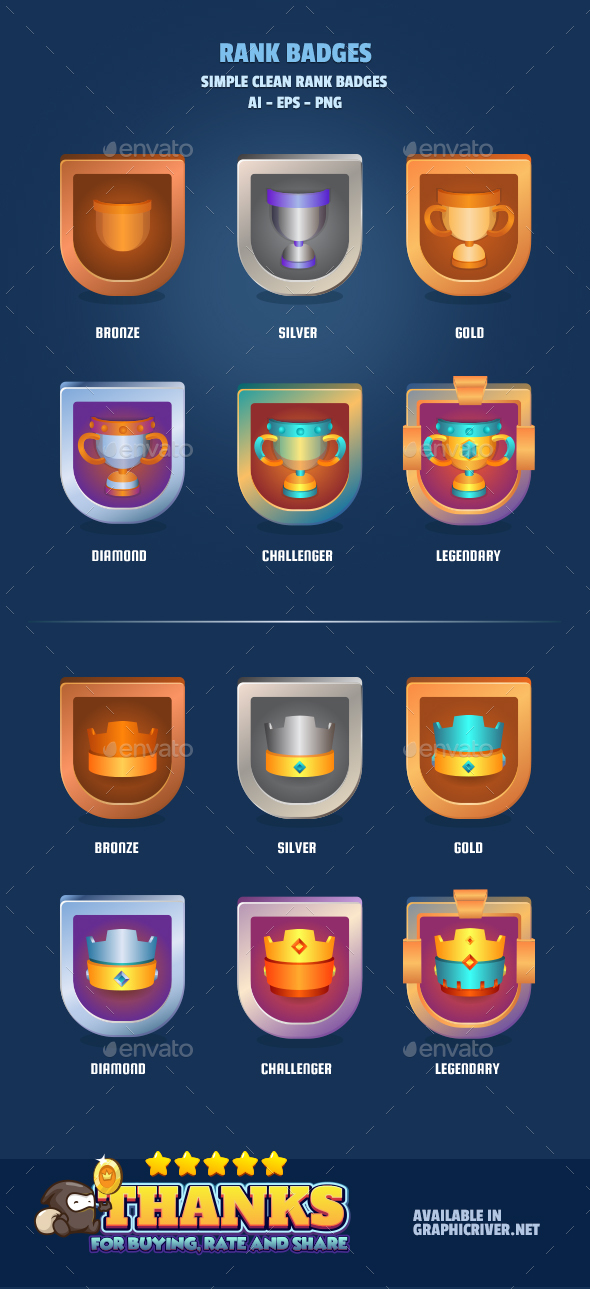 Rank Graphics, Designs & Templates from GraphicRiver