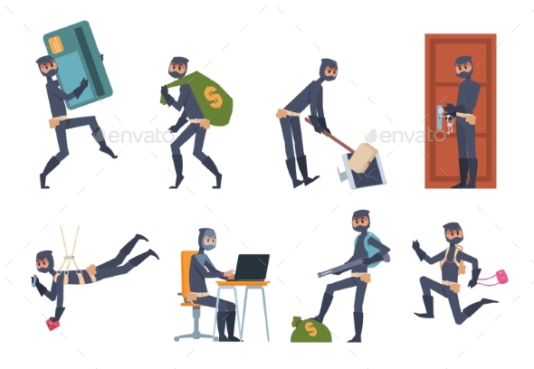 Thief Graphics, Designs & Templates | GraphicRiver