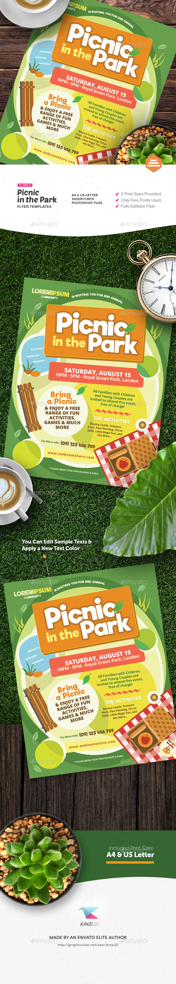 Picnic Graphics, Designs & Templates | GraphicRiver