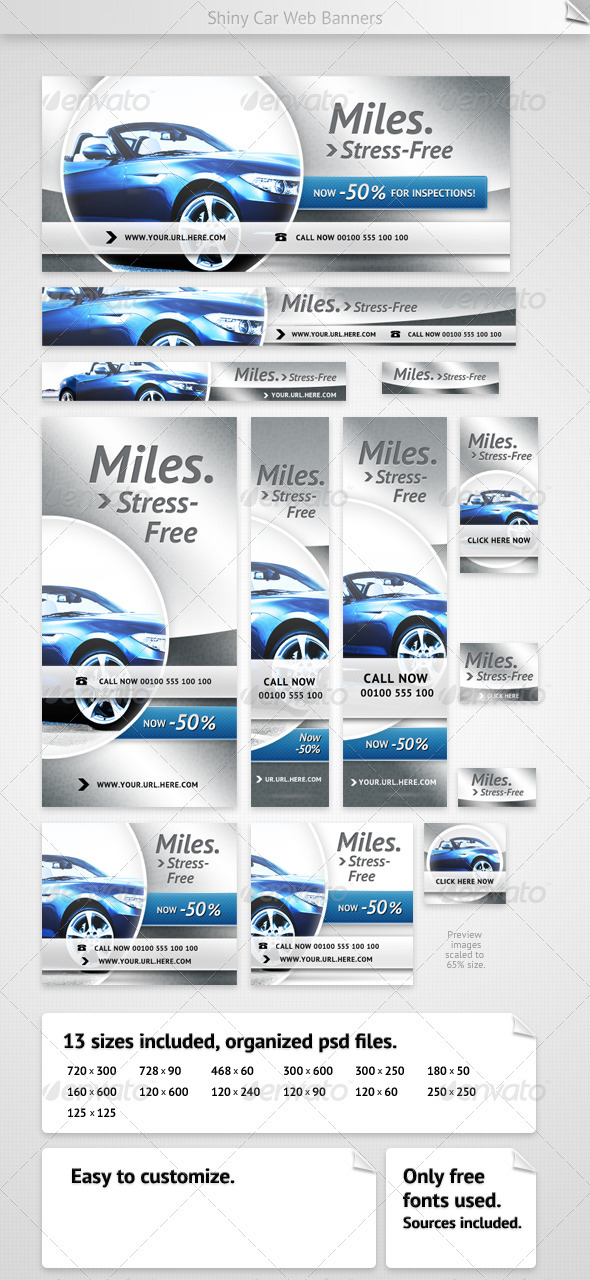 Car Banners & Ad Templates from GraphicRiver