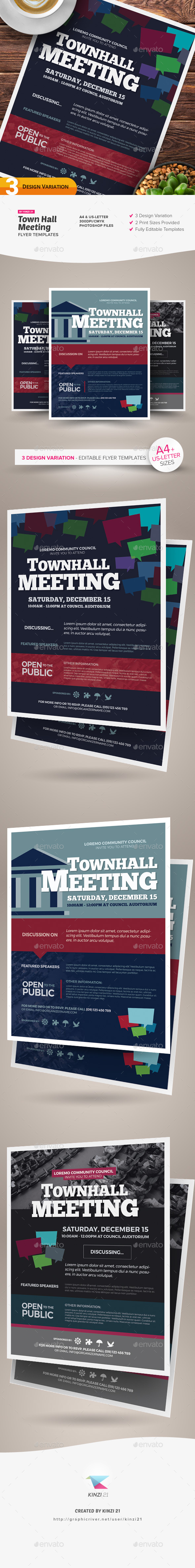 Townhall Graphics, Designs & Templates | GraphicRiver