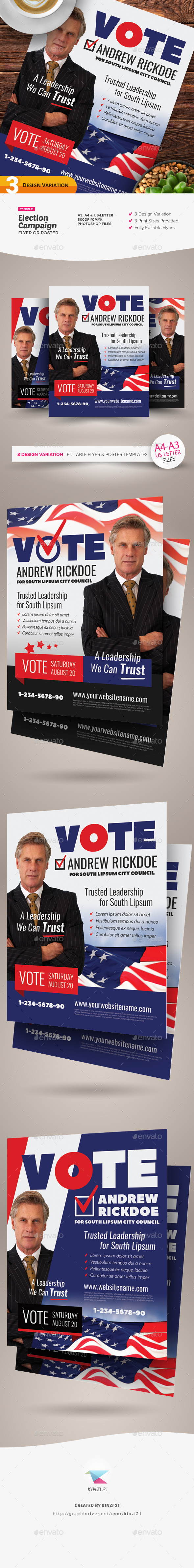 Election Graphics, Designs & Templates | GraphicRiver