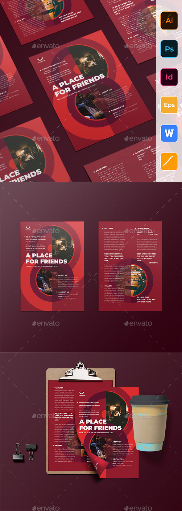 Pub Graphics, Designs & Templates | GraphicRiver