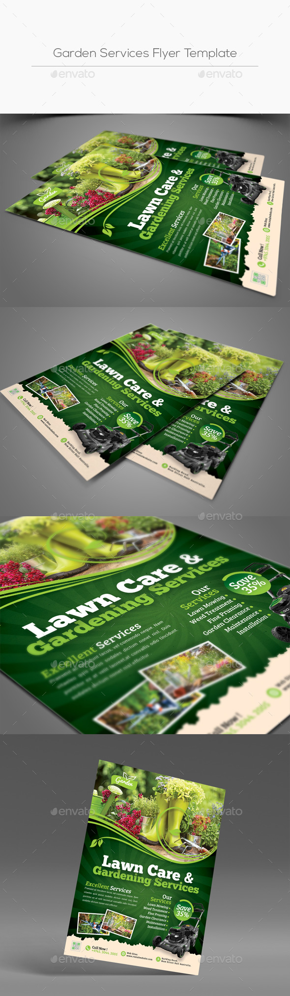 Garden Brochure Graphics, Designs & Templates from GraphicRiver