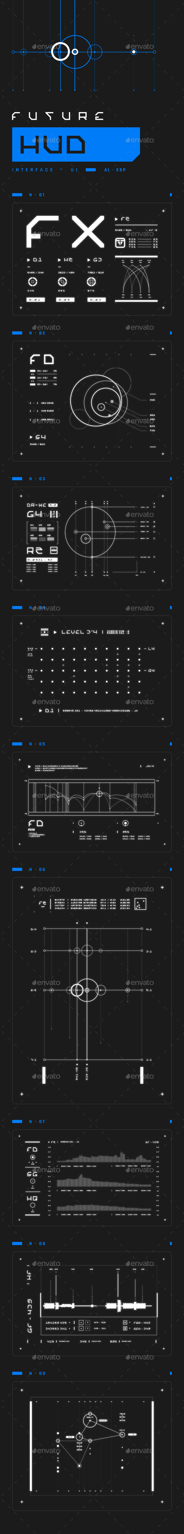 Hud Graphics, Designs & Templates | GraphicRiver