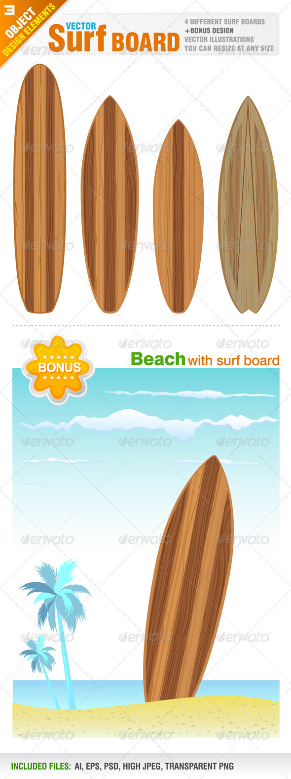Surf Graphics, Designs & Templates | GraphicRiver