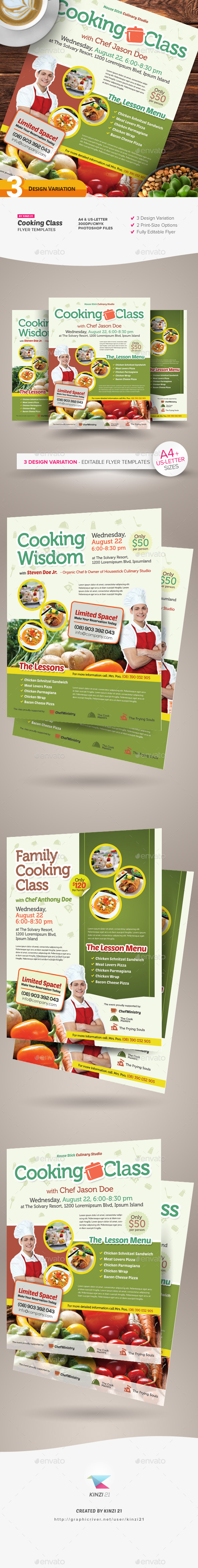 Cooking Flyer Templates | GraphicRiver