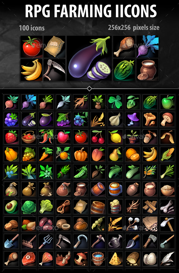 Farm 2D Game Assets from GraphicRiver