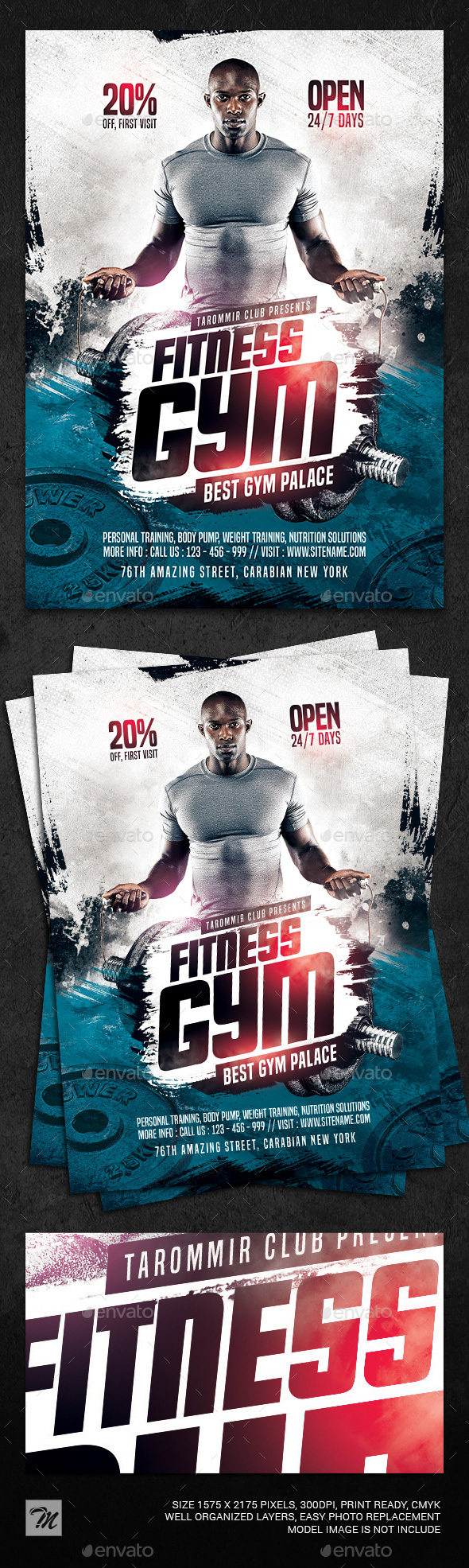 Powerlifting Stationery and Design Templates | GraphicRiver