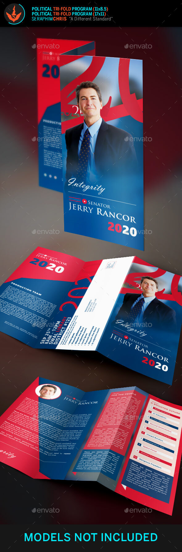 Political Campaign Brochure Templates from GraphicRiver