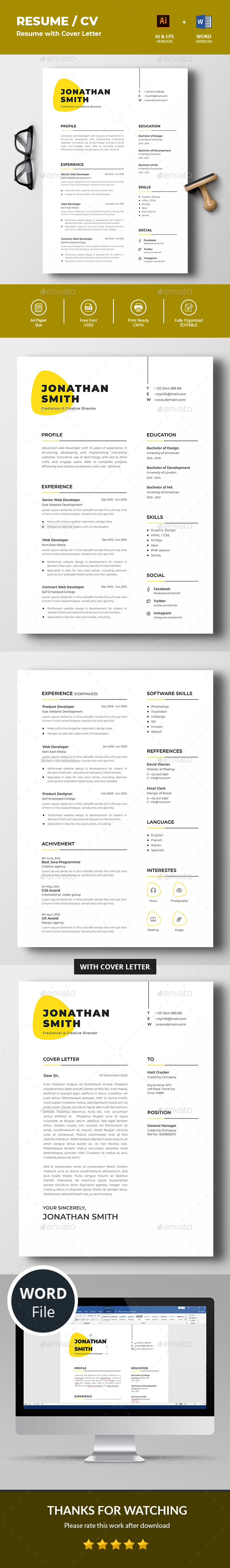 2024's Best Selling Resume Templates