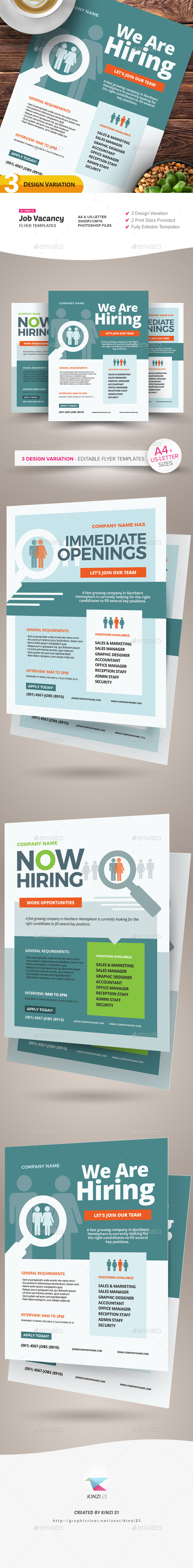 Vacancies Graphics, Designs & Templates | GraphicRiver