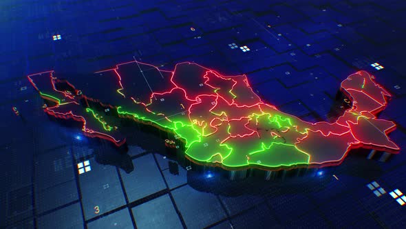 Download Mexico Map Kit - FREE Videohive - After Effects Projects