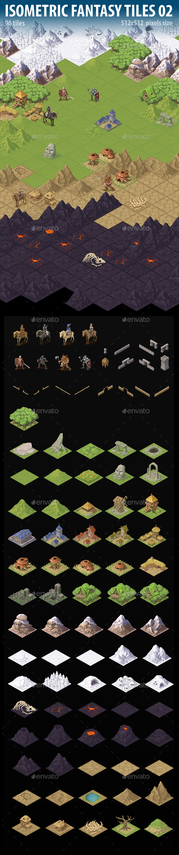 Isometric Game Tilesets from GraphicRiver