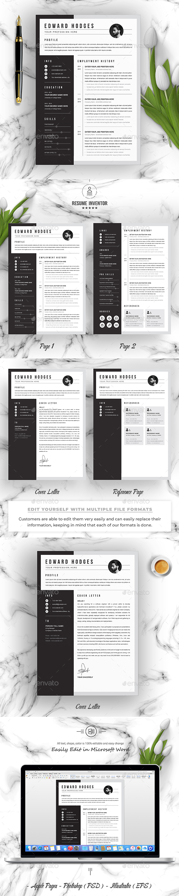 2025's Best Selling Resume Templates