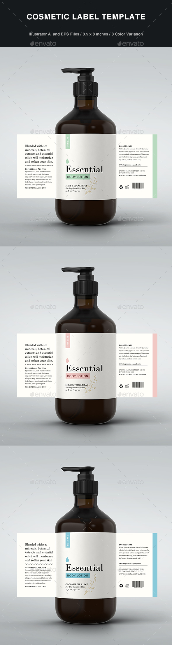 Body Lotion Graphics, Designs & Templates from GraphicRiver
