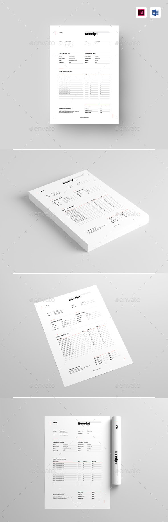 Receipts Graphics, Designs & Templates | GraphicRiver