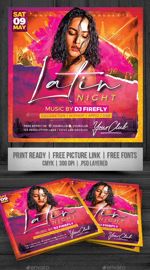 Latin Graphics, Designs & Templates | GraphicRiver