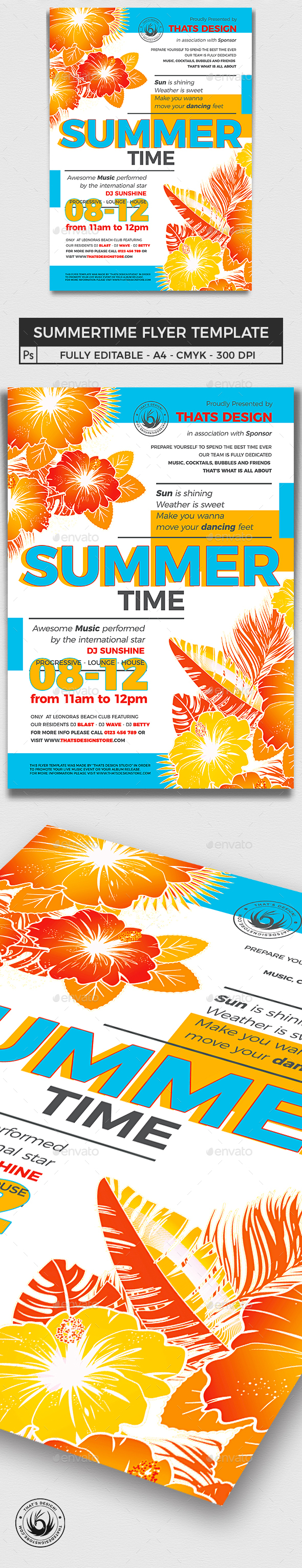 Summertime Graphics, Designs & Templates | GraphicRiver