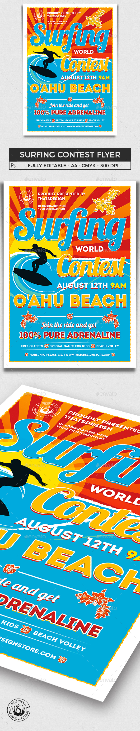 Surf Flyer Templates | GraphicRiver