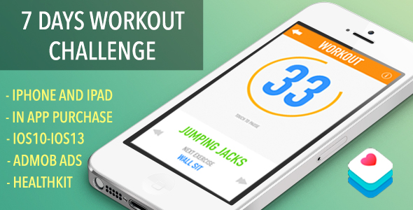 Download 7 Day Workout Challenge IOS App With HealthKit And YoutubePlayer Nulled ThemeHits download-7-day-workout-challenge-ios-app-with-healthkit-and-youtubeplayer-nulled-themehits