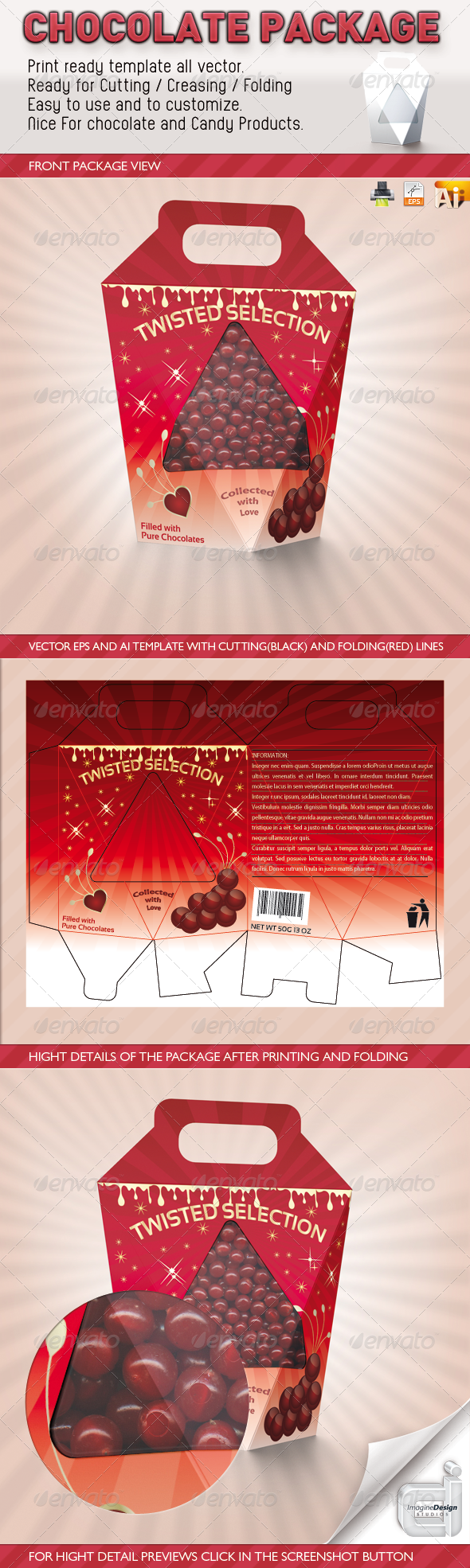 Sweet Packaging Templates | GraphicRiver
