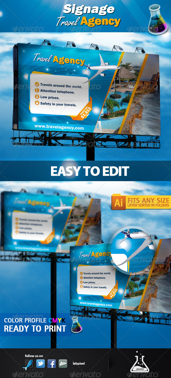 Signage Templates from GraphicRiver