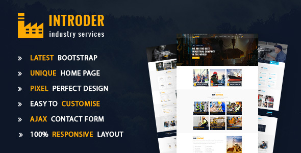 Heavy Machinery Website Templates | ThemeForest