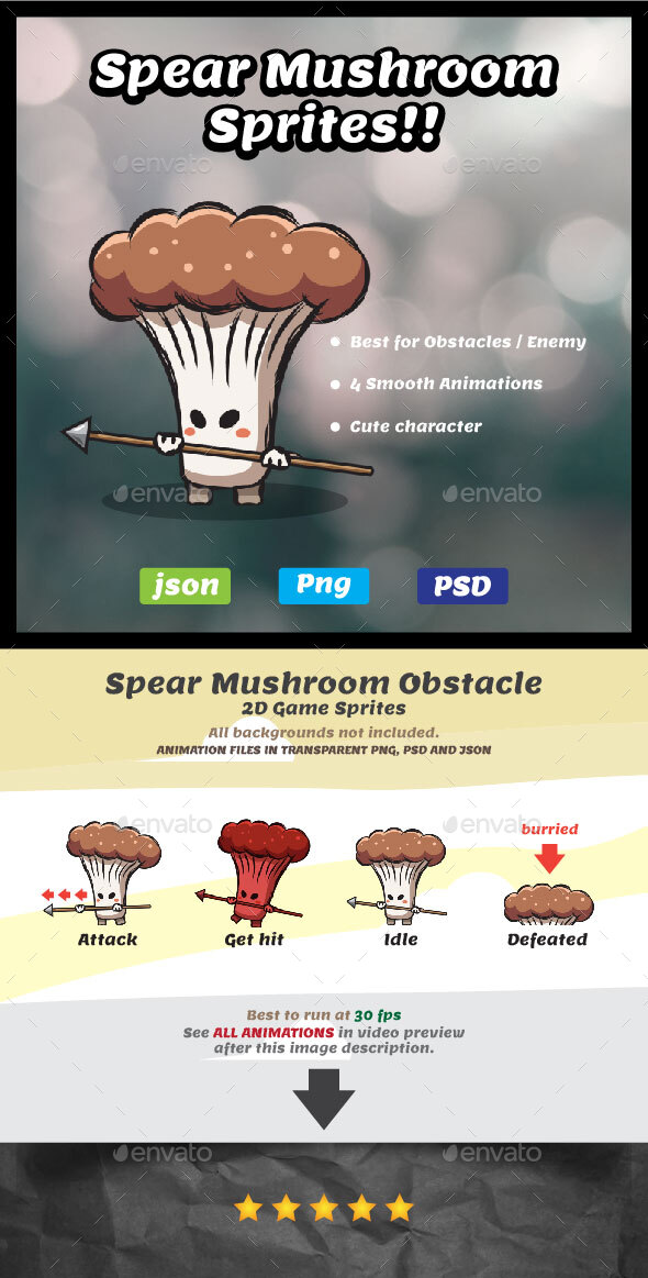 Obstacle 2D Game Assets from GraphicRiver