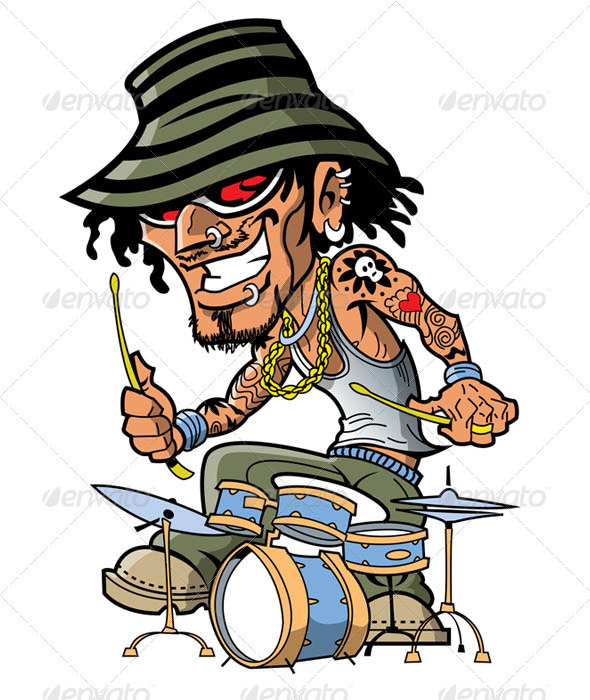 Drummer Graphics, Designs & Templates | GraphicRiver