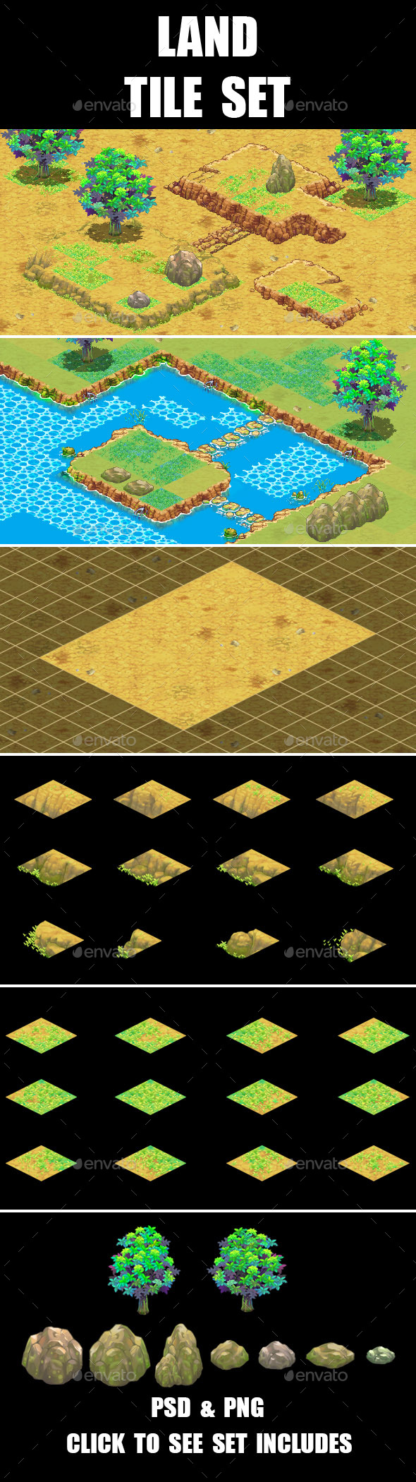 Isometric Game Tilesets from GraphicRiver