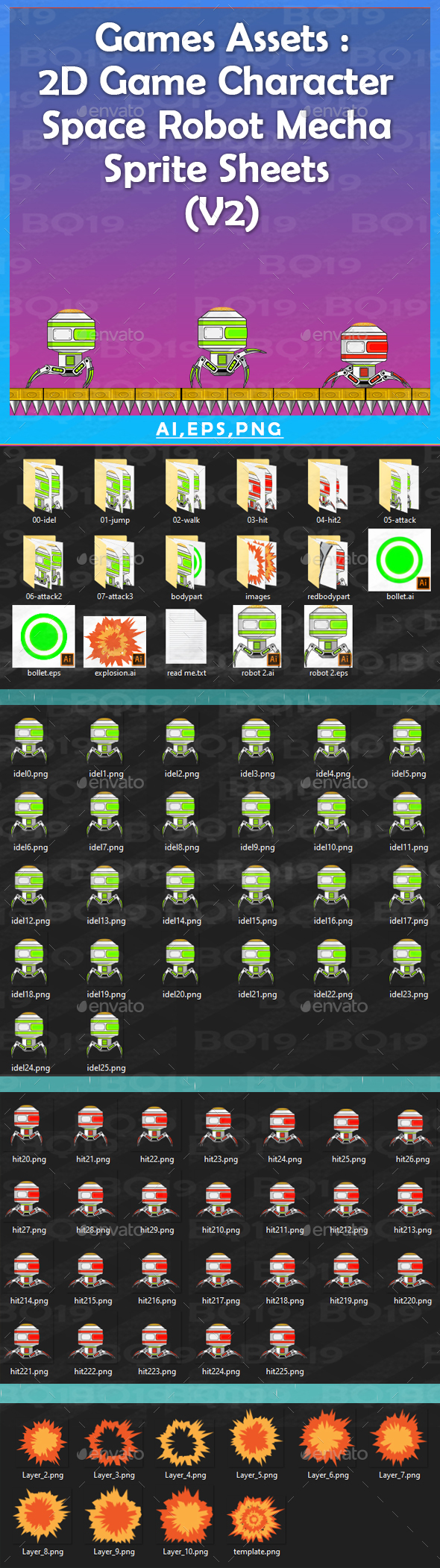 Isometric Game Sprites & Sheet Templates from GraphicRiver